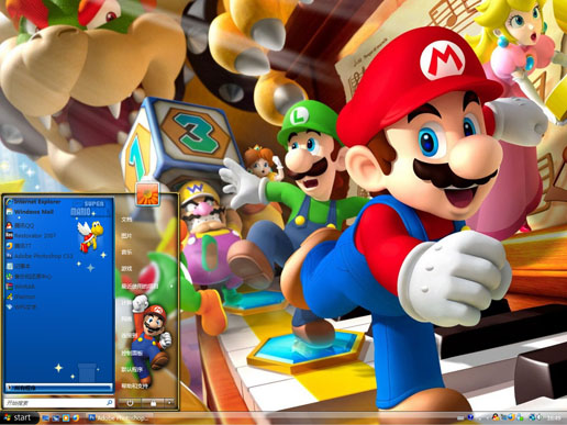 visit界面_超级玛丽Super Mario主题软件截图-ZOL软件下载