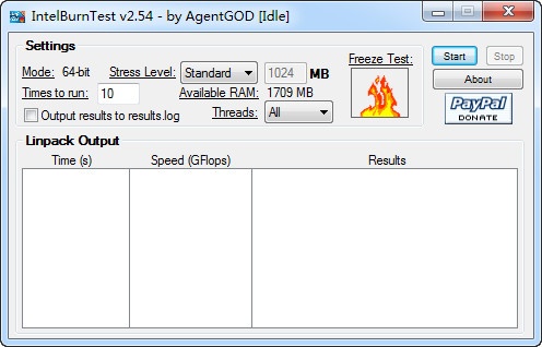 IntelBurnTest拷机软件_IntelBurnTest拷机软件软件截图-ZOL软件下载