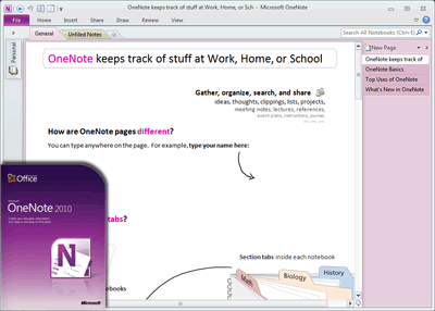 Microsoft Onenote系列截图-ZOL软件下载